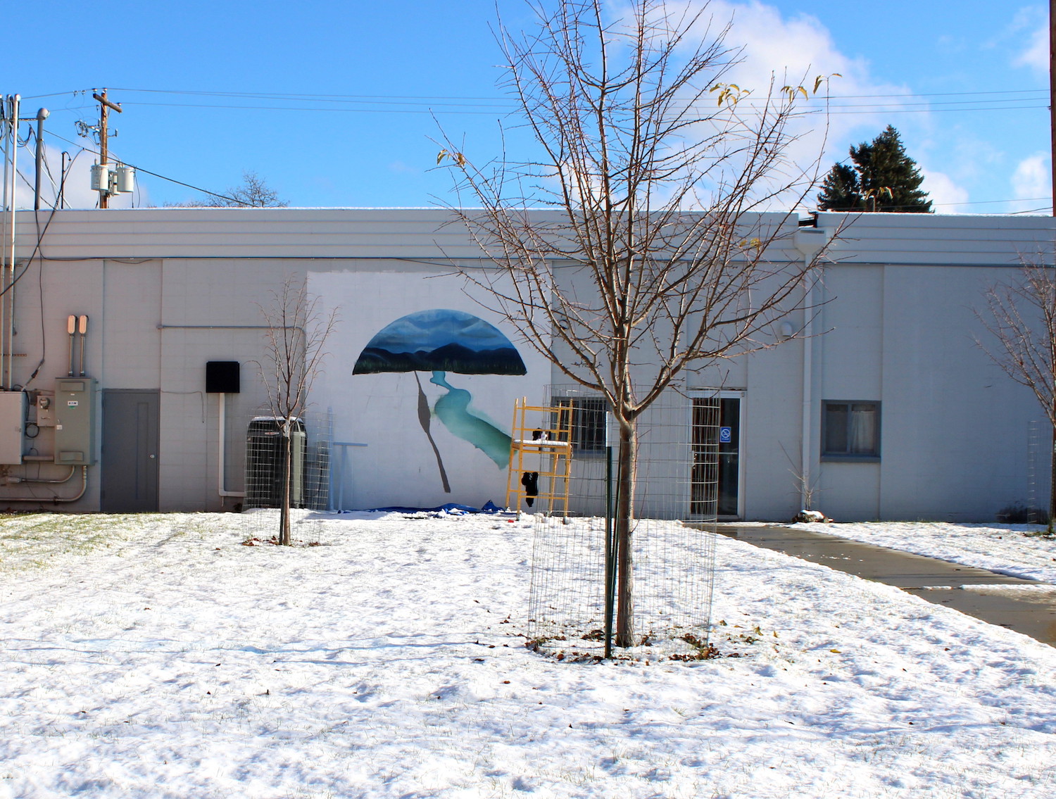 A Downtown Mural Aims to Bring More Business to Libby’s Core District ...