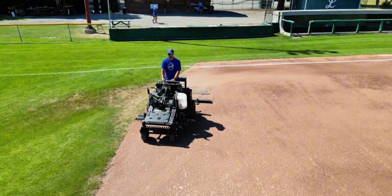 Clean Sweep: An Infield Grooming Machine Smooths Libby Field Upkeep ...