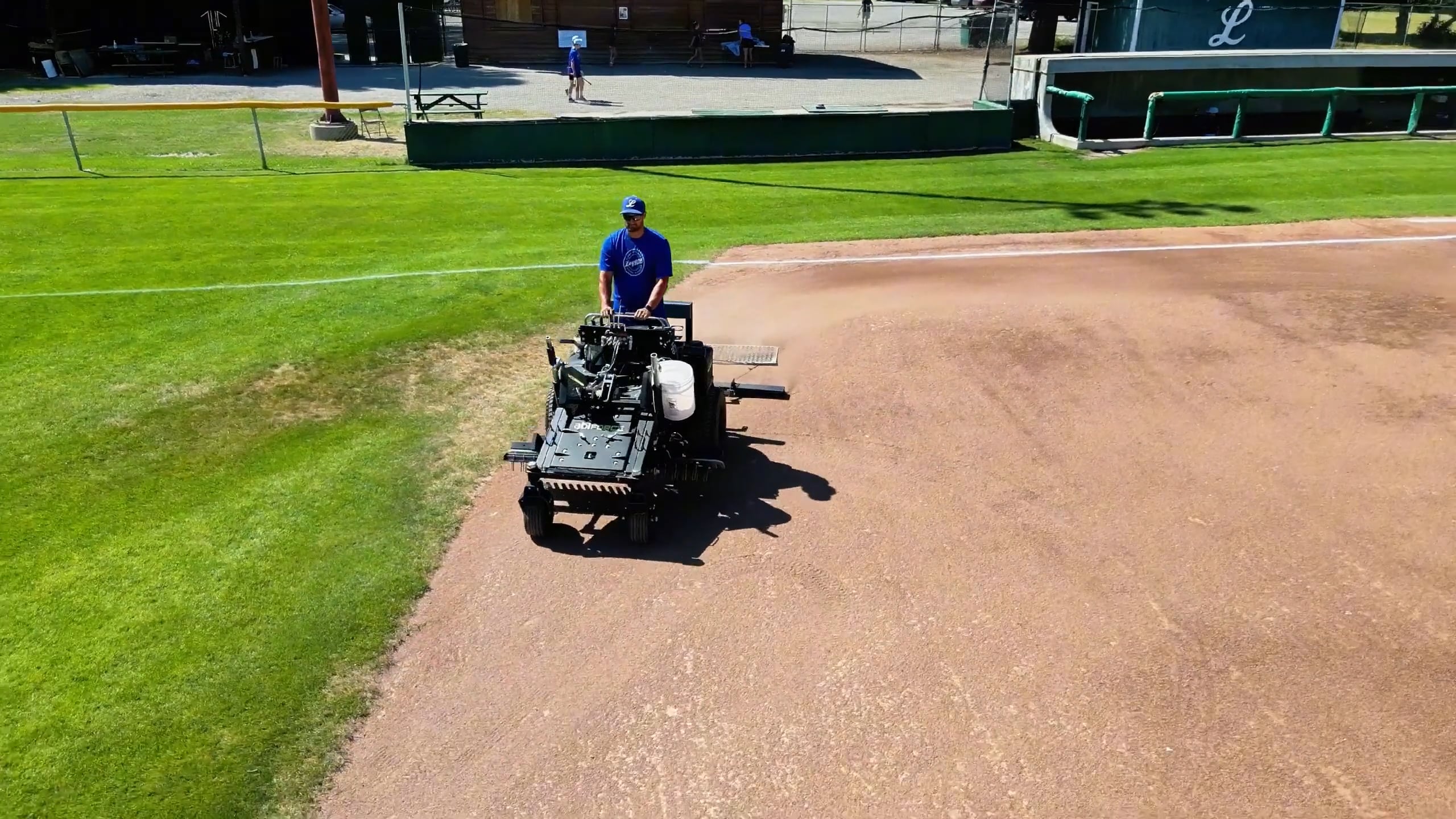 Clean Sweep: An Infield Grooming Machine Smooths Libby Field Upkeep ...